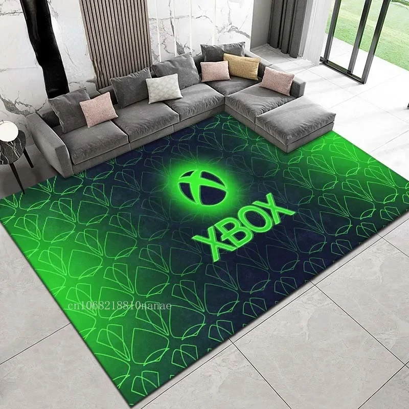 Gamer-Xbox-Carpet-Fashion-Game-Lover-Bedroom-Decor-Living-Room-Carpet ...