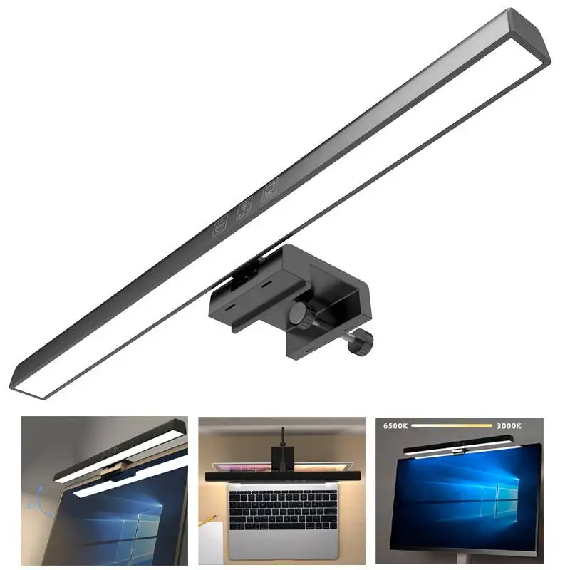 Dimmable-LED-Desk-Lamp-para-Escrit-rio-Luz-do-monitor-do-computador-L ...