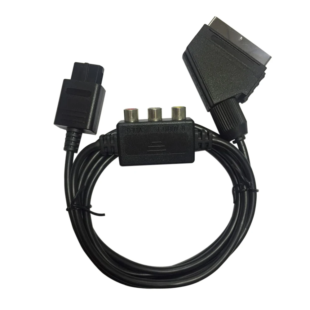 Cable de plomo de TV Scart, Cable Scart para SNES para Gamecube N64 ...