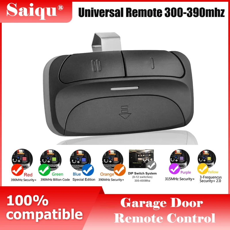 Garage-Remote-Control-Clone-Multifrequency-300MHz-390MHz-Garage-Door ...