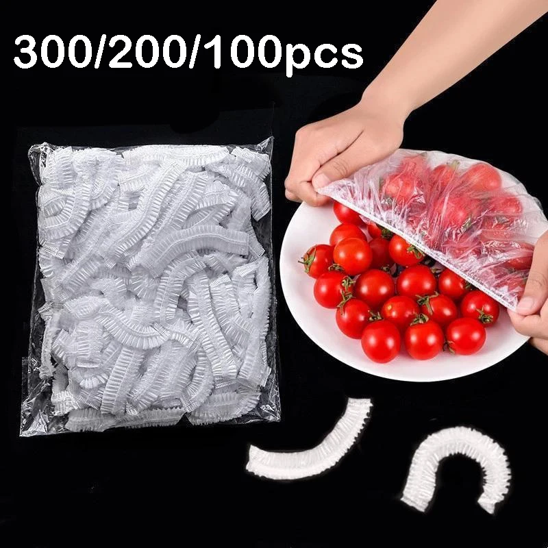 Disposable-Food-Cover-Elastic-Plastic-Covers-for-Dishe-Wrap-Clings-Film ...
