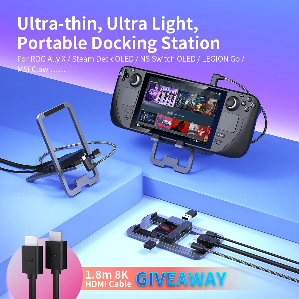 ROG-Ally-X-Ultra-thin-Ultra-light-Docking-Station-Switch-Portable-Stand ...