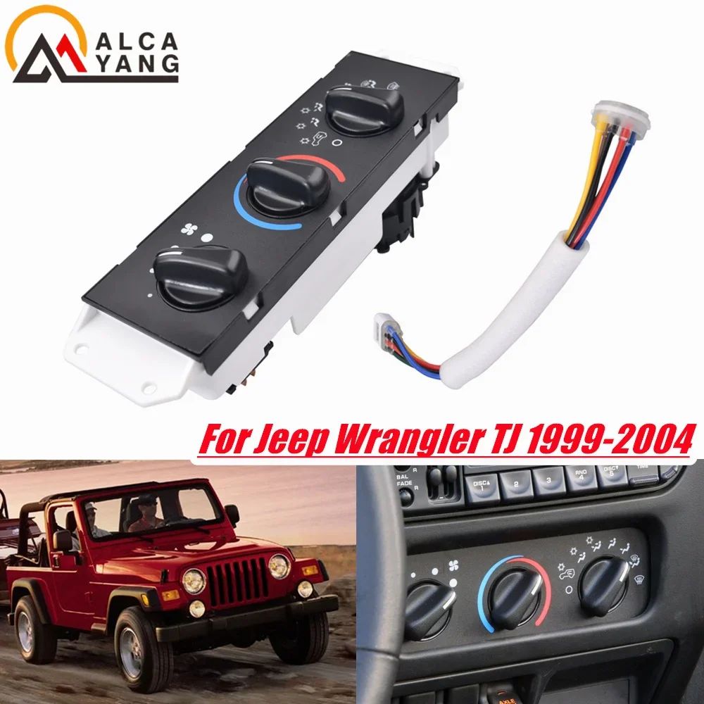 55037473AB Air Conditioning Heater & A/C Control For Jeep Wrangler TJ ...