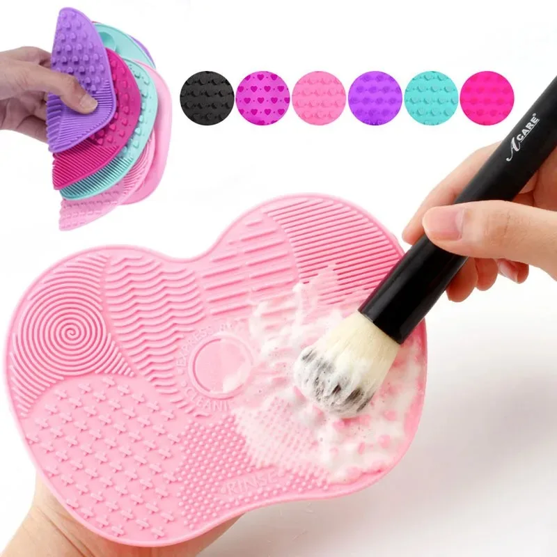 Makeup-brush-cleaning-pad-Latest-silicone-brush-cleaner-Makeup-washing ...