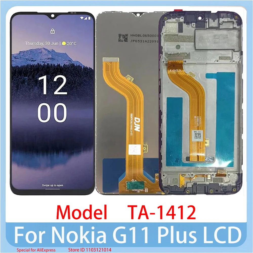 6.52"Original For Nokia G11 Plus LCD TA-1421 Display Touch Screen Panel ...