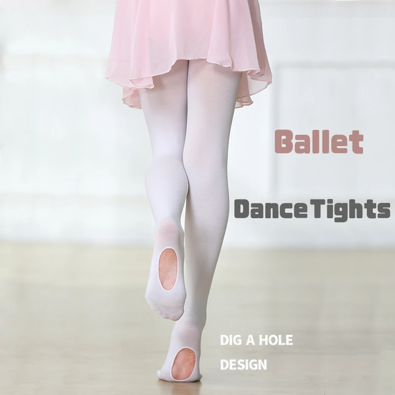 Medias-de-Ballet-para-mujer-y-ni-a-pantimedias-de-baile-de-transici-n ...