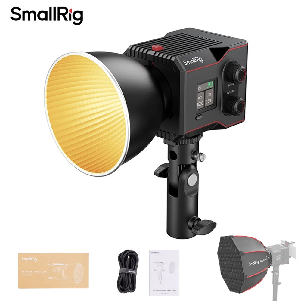 Smallrig-RC60B-COB-LED-Video-Bi-color-Light-Build-in-Battery ...