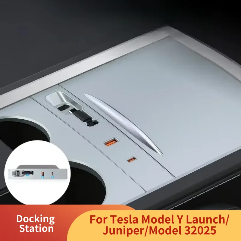 Docking Station for Tesla Model Y Juniper/Model 3+ USB Hub Docking ...