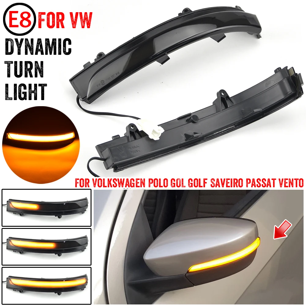 2Pcs-LED-Dynamic-Turn-Signal-Lamp-For-VW-GOL-Saveiro-Voyage-Suran ...