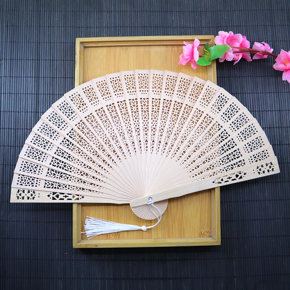 Vintage-Wooden-Hand-Held-Fan-Wooden-Sandalwood-Scented-Foldable-Hand ...