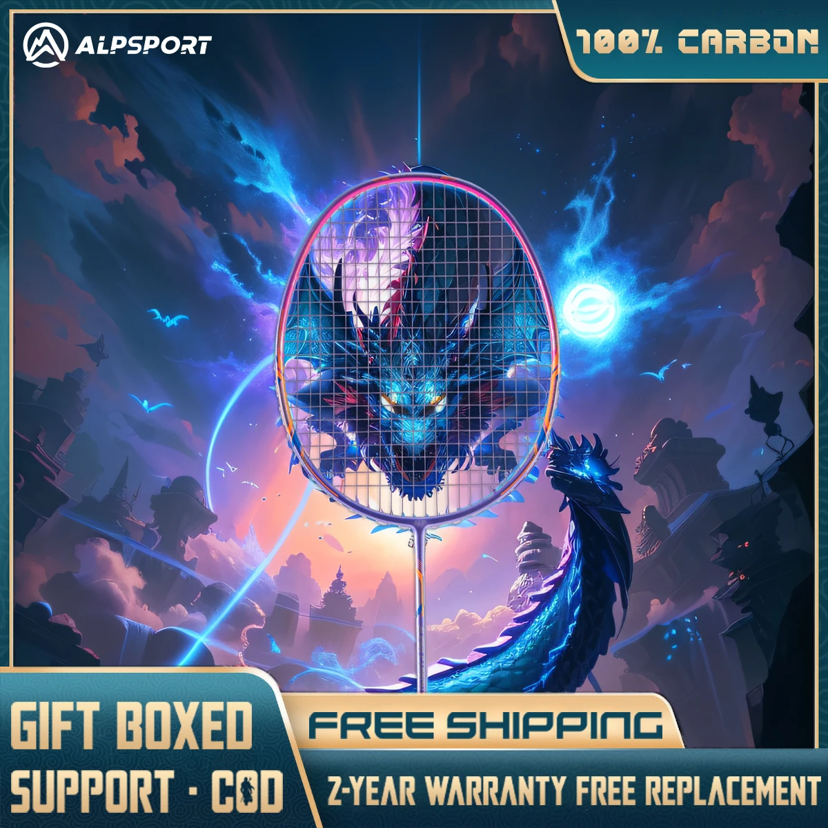 ALP-GJ-10U-52g-Super-Light-Max-35Lbs-100-Full-Carbon-Fiber-Professional ...