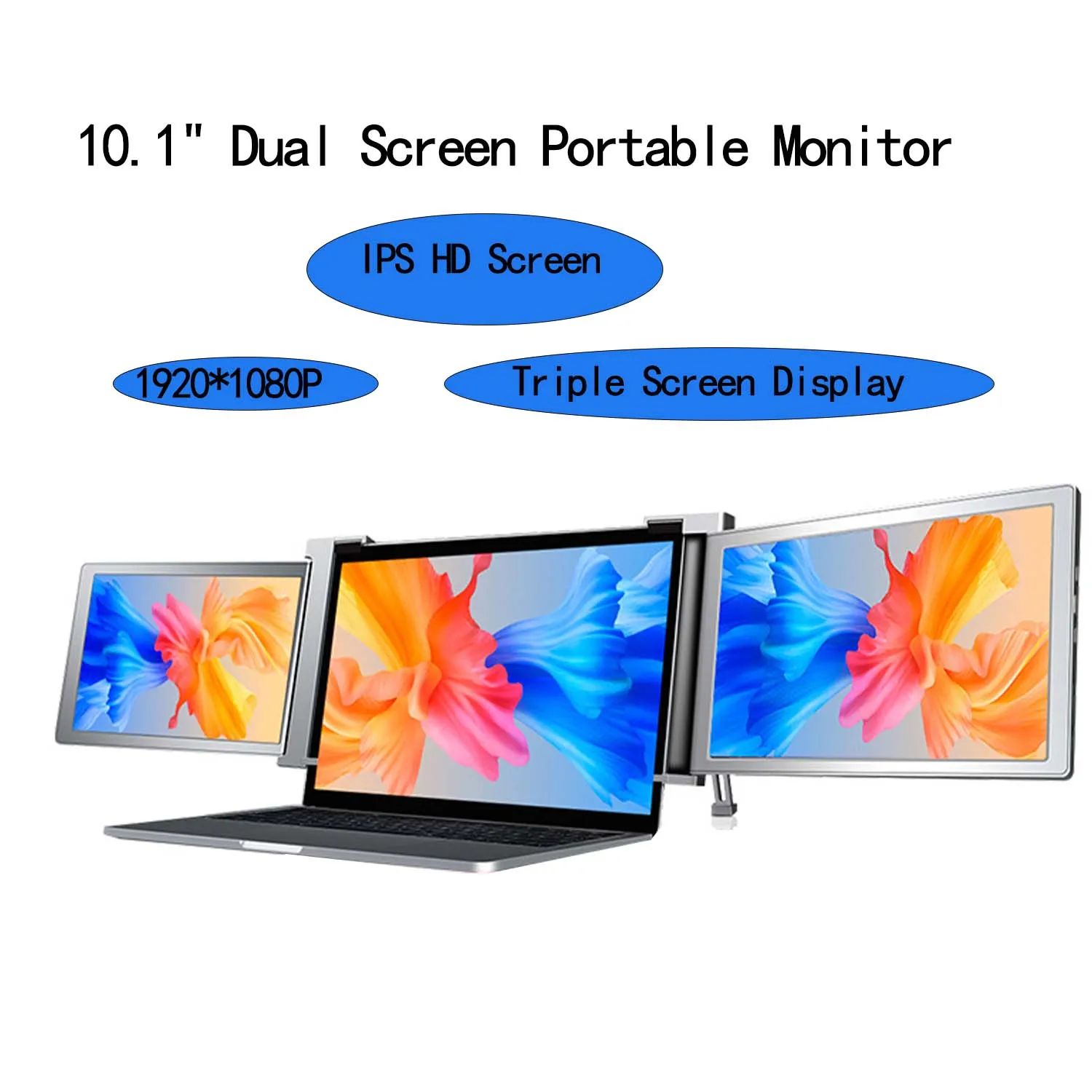 Monitor de ordenador portátil de 10,1 pulgadas, 1920x1080 IPS, HD ...