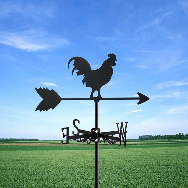 Rooster Weathervane Silhouette