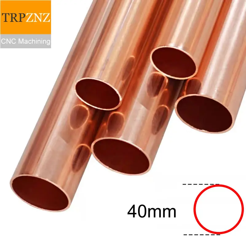 T2 copper pipe tube OD40 outer diameter 40mm inner 37mm 36mm 34mm ...