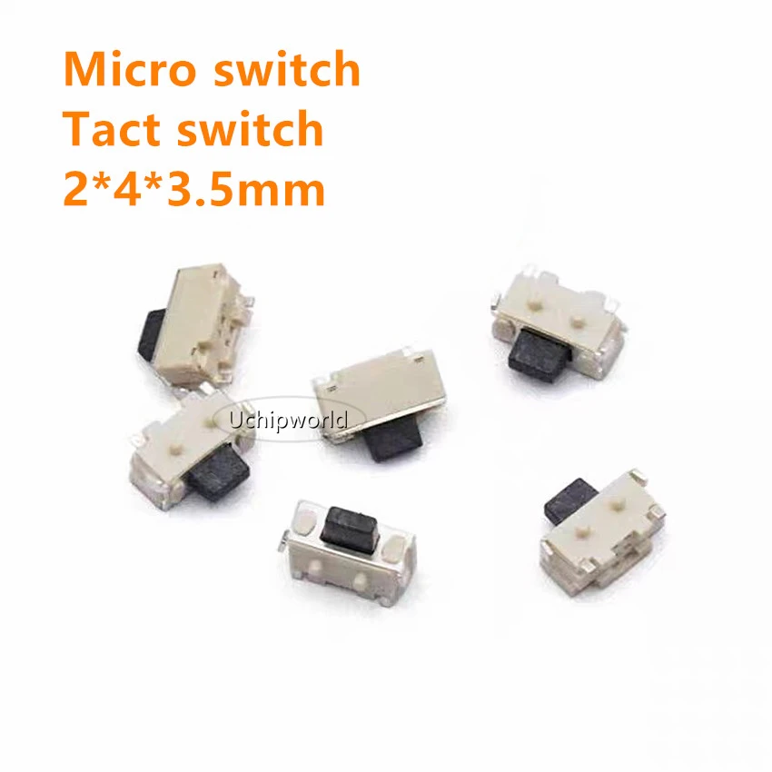 Micro switch Tact switch 2x4x3.5mm 2*4*3.5mm 2*4*3.5 2x4x3.5 2*4*3.2 2*4*3.8 Push button switch ...