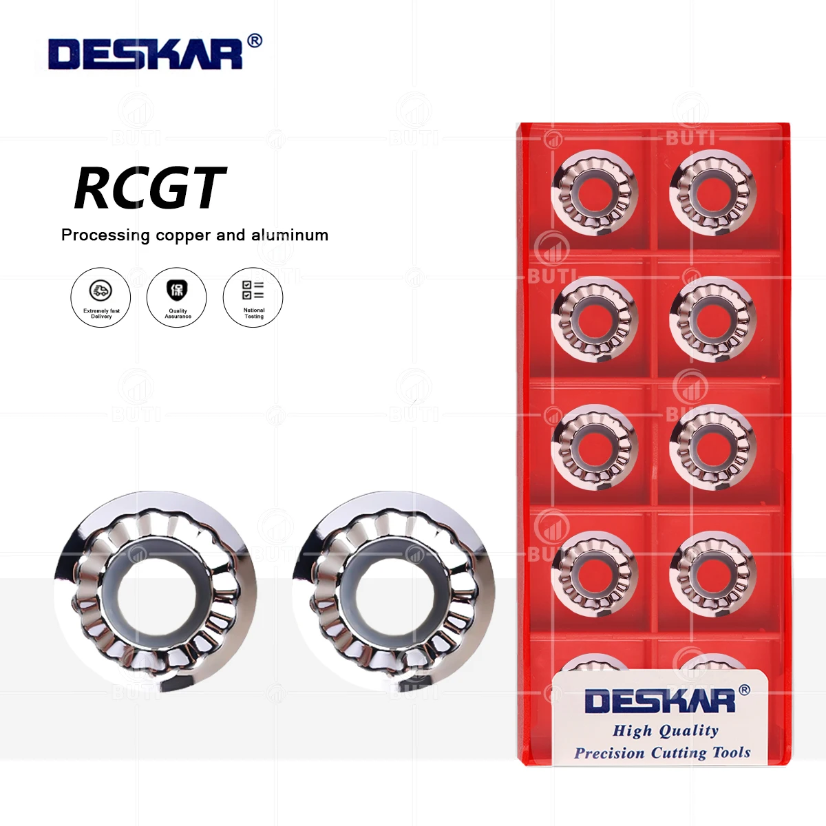 DESKAR RCGT1003MO-AL RCGT10T3MO-AL K10 100% Original Milling Blades ...