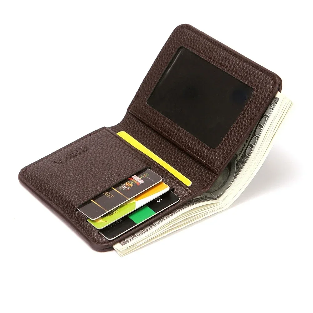 New Style Mini Thin Men Wallet Card Holder Purse Coin Pouch Card Holder ...