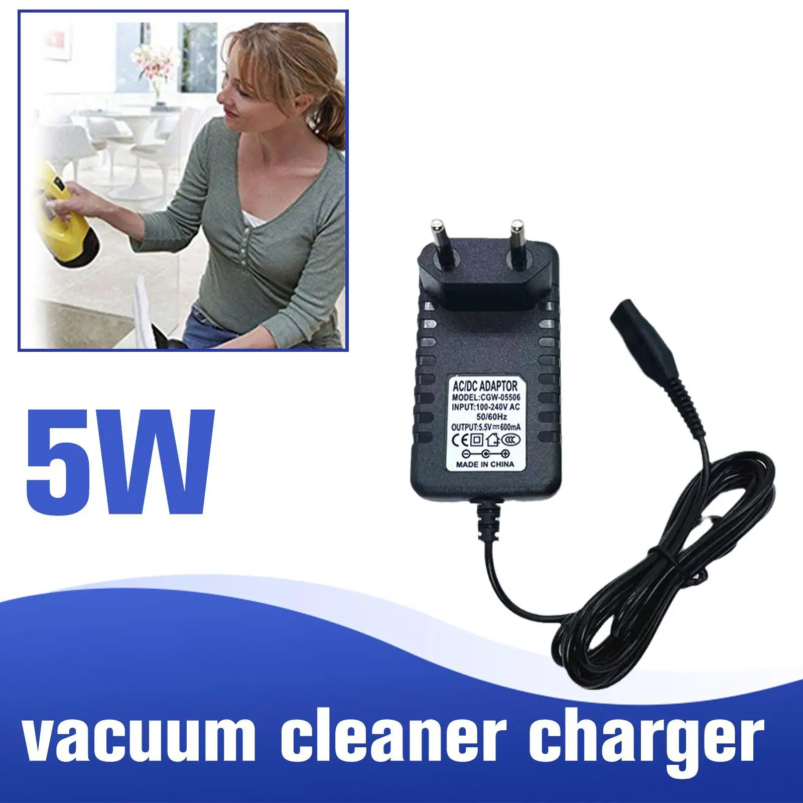 Charger For Karcher Household Vacuum Cleaner Acces Window Vac Plug Ad ...