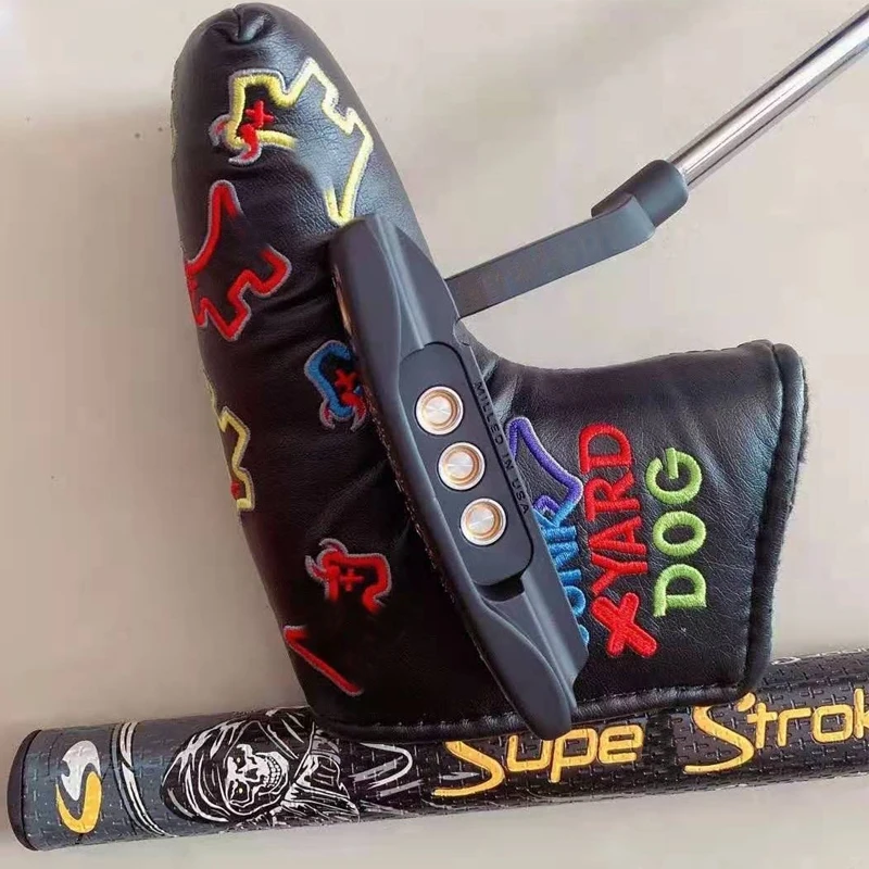 Super-Stroke-Men-Happy-Dog-2-0-Black-Silver-Golf-Putter-32-33-34-35 ...