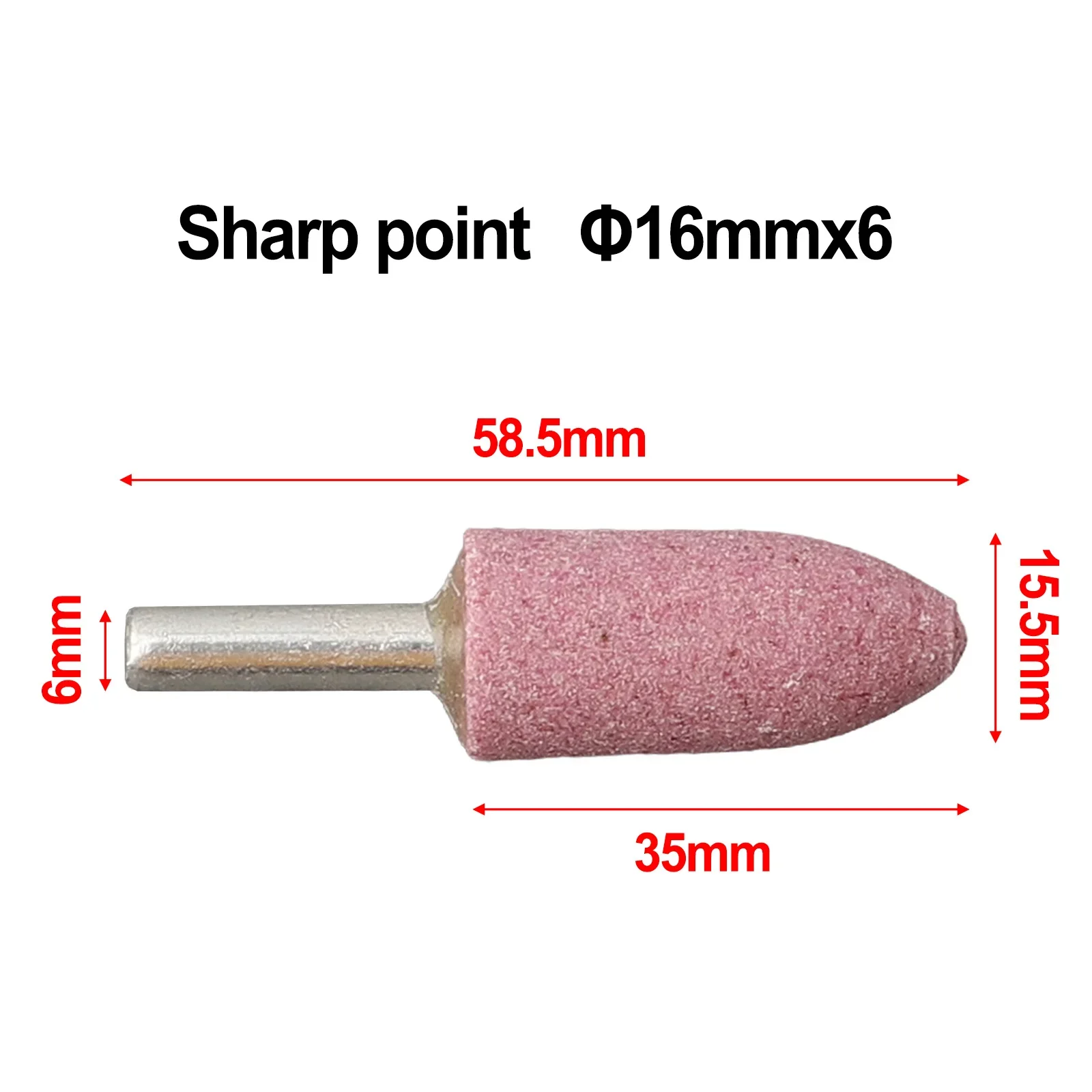 Abrasive-Disc-Grinding-Head-Abrasive-Tools-6mm-Shank-Conical-Grinding ...