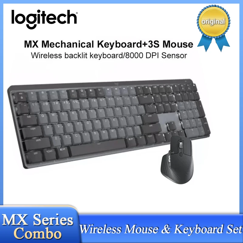 New-Logitech-MX-Master-3S-Mouse-MX-Mechanical-Keyboard-Set-Upgrade ...
