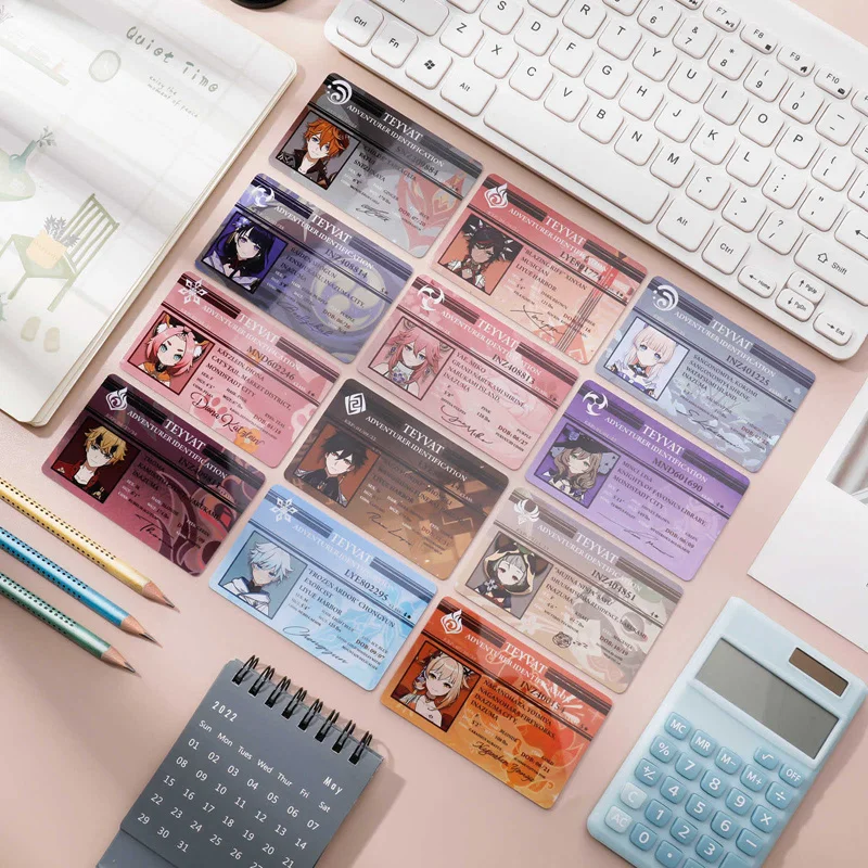 24-styles-Genshin-Impact-Figures-Raiden-Shogun-Student-ID-Card ...