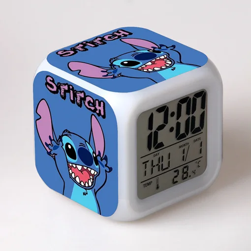 Disney anime Star Baby around Stitch alarm clock children gift seven ...