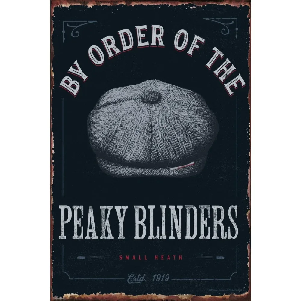 Small Heath Peaky Blinders Metal Sign Tin Sign Tin Plates Wall Decor ...