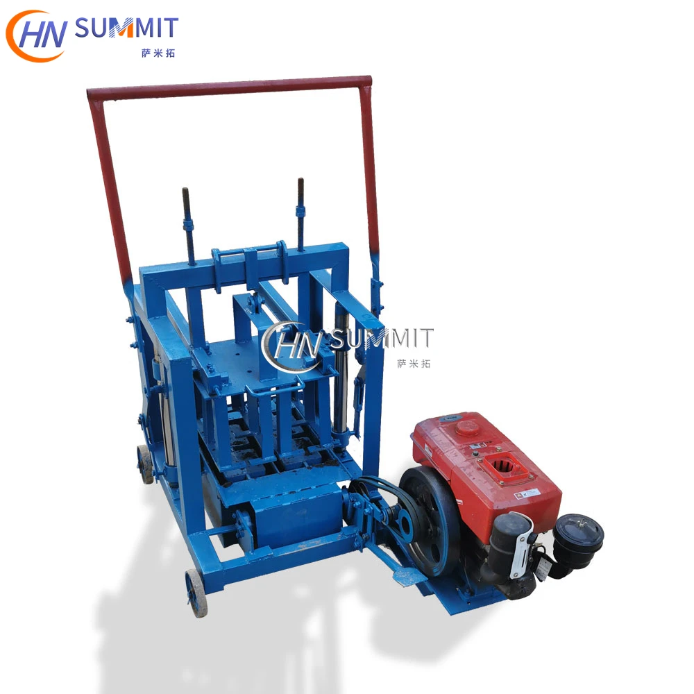 Diesel-Engine-Mobile-Ecological-Refractory-Clay-Brick-Block-Making ...