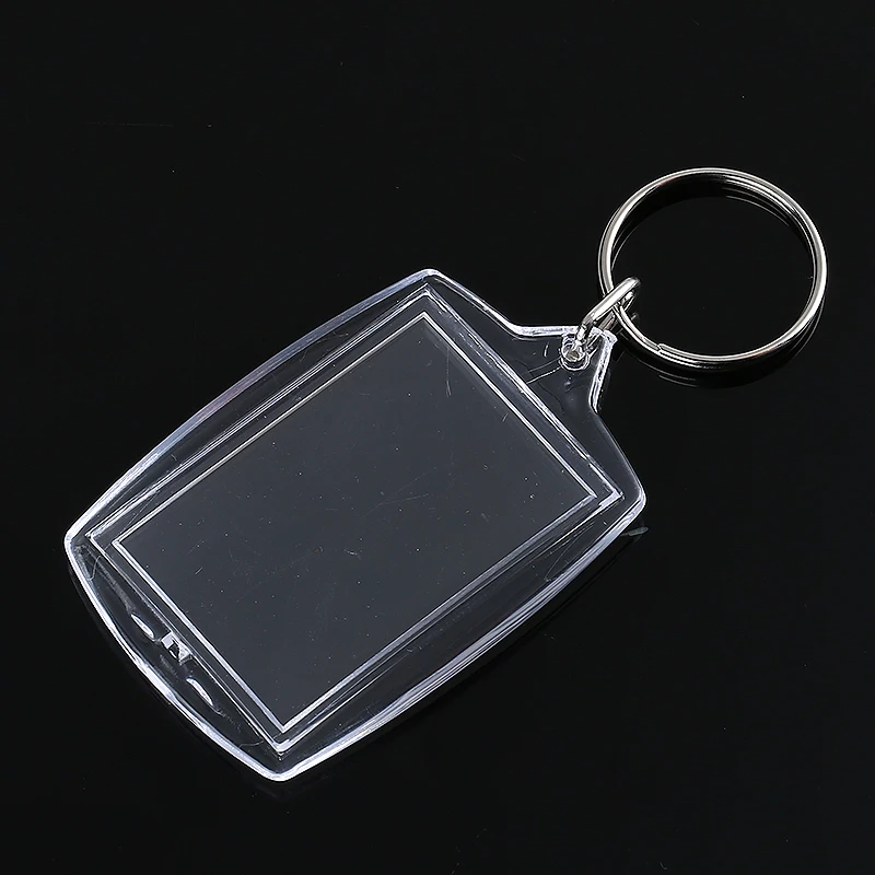 Empty Id Card Key Chain