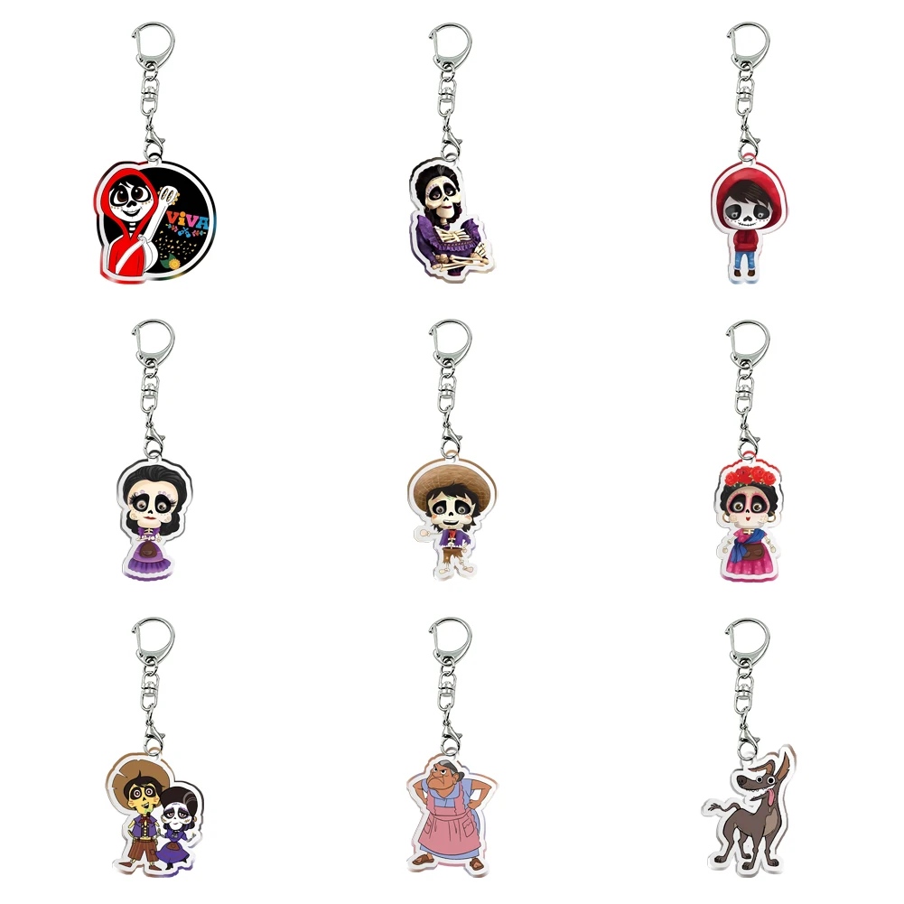 Disney-Movie-Coco-Transparent-Acrylic-Key-Ring-Kids-Gift-Mobile-Phone ...