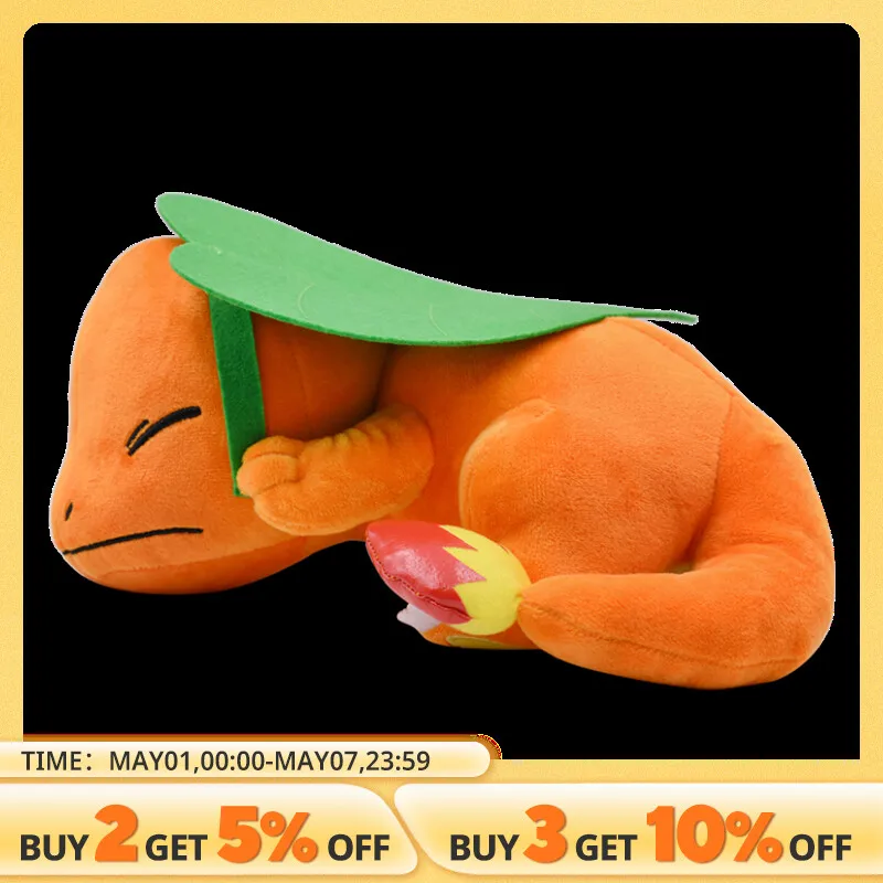 Charmander-Sleeping-Plush-Stuffed-Animal-Cartoons-Doll-Soft-Cute ...