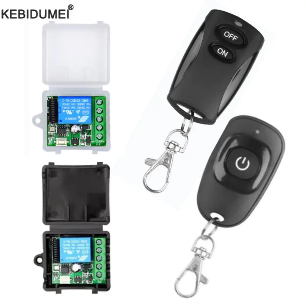 433Mhz-DC-12V-1CH-Universal-Wireless-Remote-Control-Switch-Relay ...