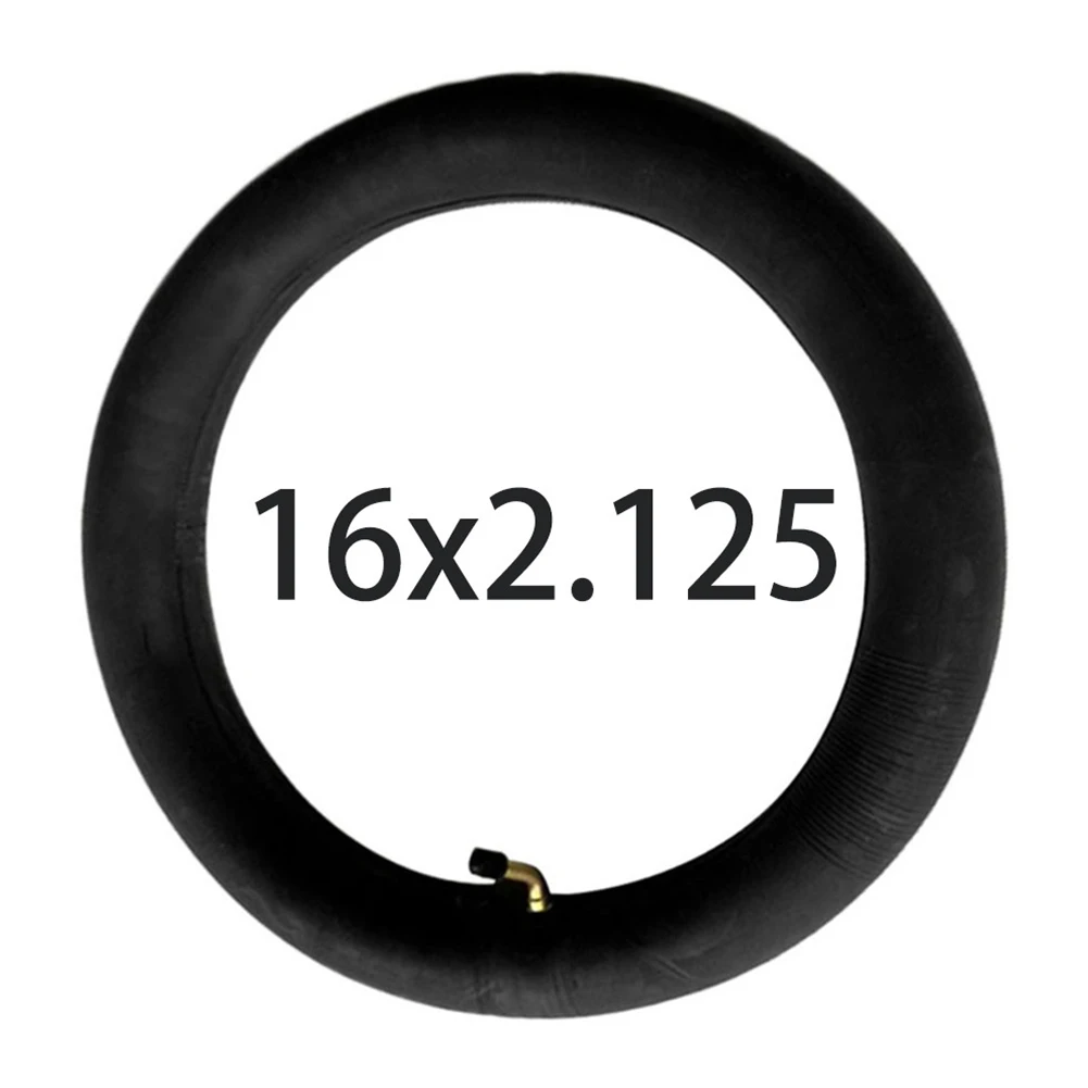 16 Inch Butyl Rubber Inner Tube Bent Valve 16x2.125 For Electric Bike ...