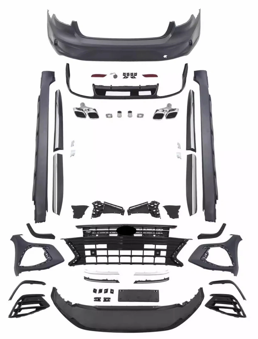 Body-Kit-Front-Rear-Bumper-Grill-Mask-for-Volkswagen-vw-Passat-CC-Rline ...