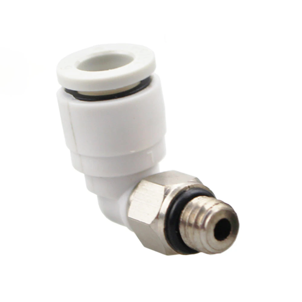 M3 M4 M5 M8 1/8" 1/4" BSP Male x 3 4 6mm Tube Elbow 90 Degree Brass ...