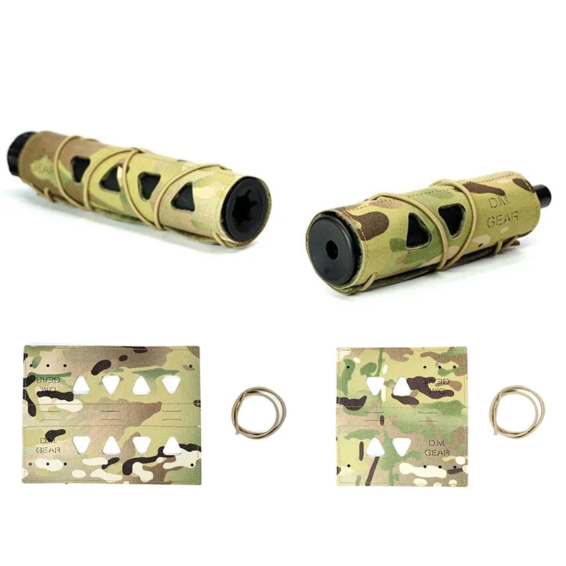 DMgear Airsoft Suppressor 소음기 열 커버 쉴드 슬리브 머플러 전술 카모 - AliExpress 18