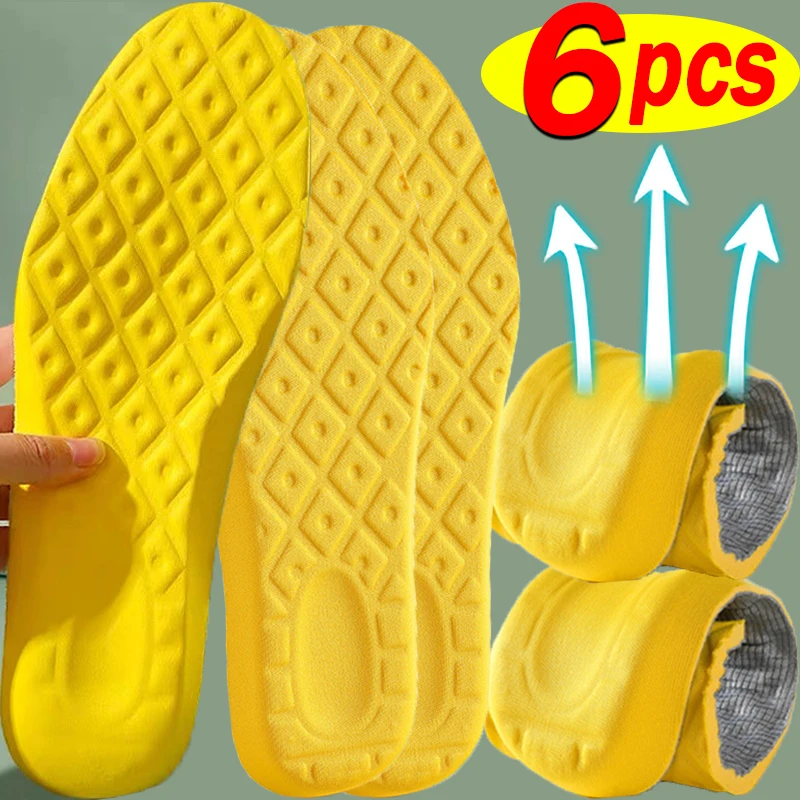 1-3pairs-Unisex-Memory-Foam-Insoles-Women-Men-Sport-Running-Absorb ...