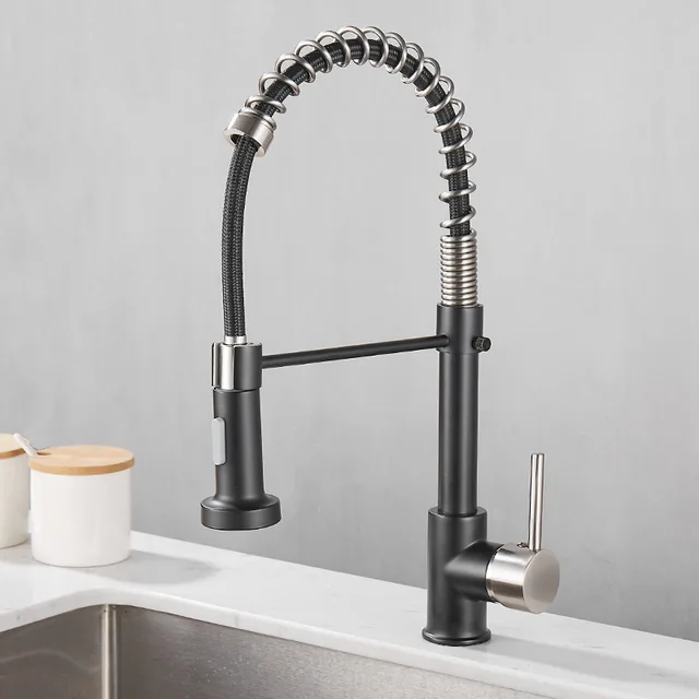 Removable Black Gourmet Kitchen Faucets Kitchen Removable For Kitchen ...