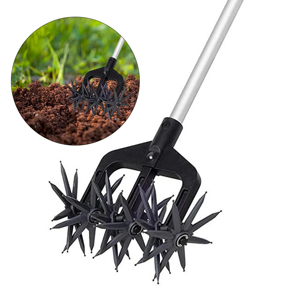 Rotary-Cultivator-Tool-Garden-Soil-Scarifier-Turfing-Tool-Lawn ...