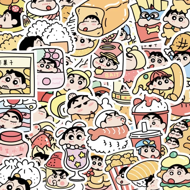 50pcs-Crayon-Shin-Chan-Anime-Stickers-Suitcase-Water-Cup-Stationery ...