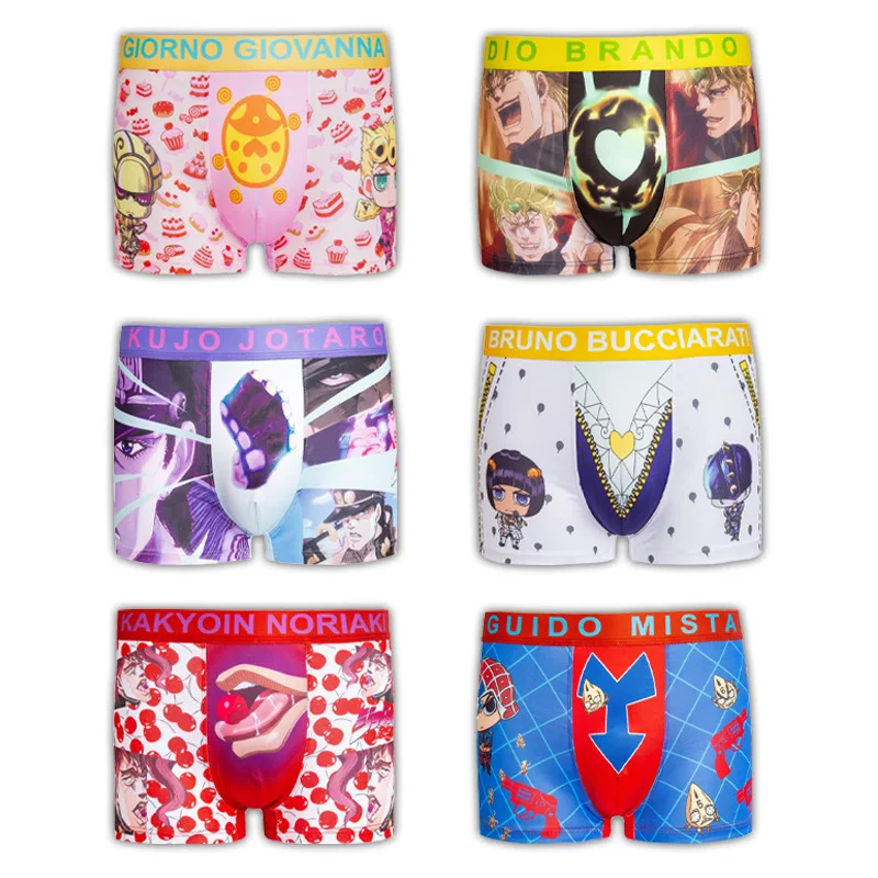 Jojo Bizarre Adventure Cosplay Underpants Boxer Shorts Cosplay Mens ...