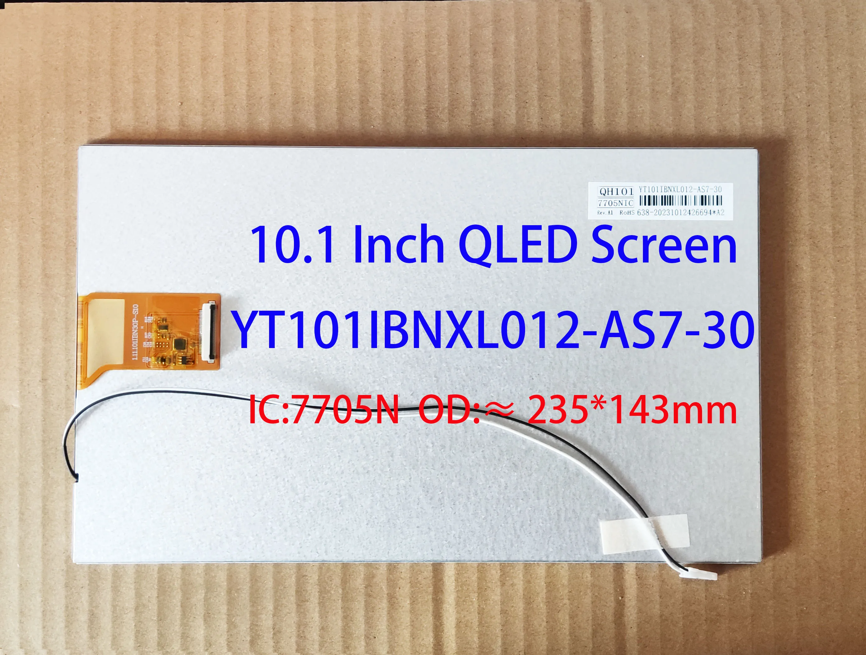 10-1-Inch-LCD-QLED-Screen-YT101IBNXL012-BS7-30-30Pin-IPS-Mipi-720-1280-235-147mm.jpg