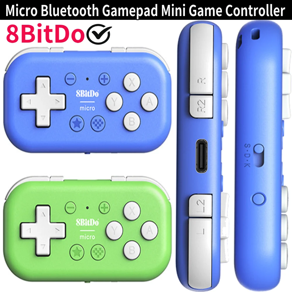For 8BitDo Micro Bluetooth Gamepad Mini Game Controller for Switch ...