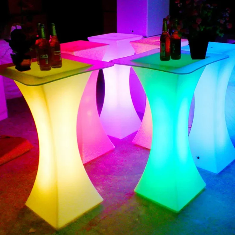 Out-Door-Use-LED-illuminated-Bar-Cocktail-Table-Rechargeable-Bar ...