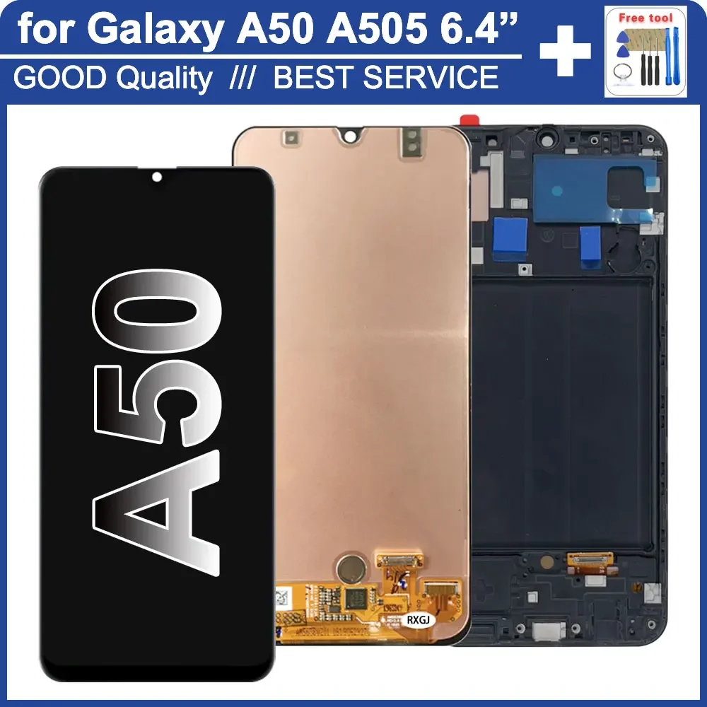 100-Tested-LCD-for-Samsung-Galaxy-A50-LCD-Display-Screen-Replacement ...