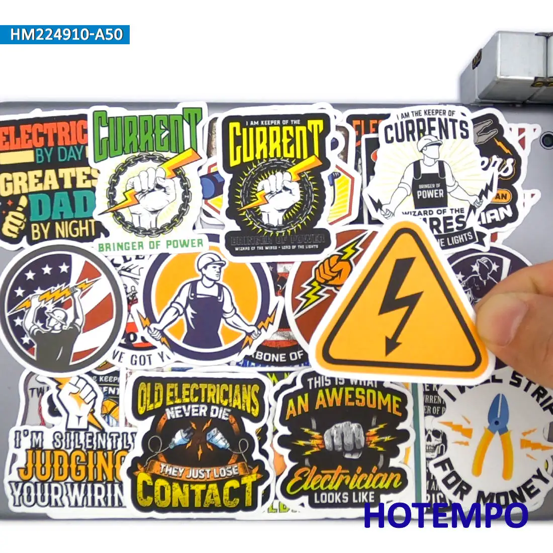 20-30-50Pieces-Electric-Worker-Decals-Safety-Warning-Danger-Caution ...