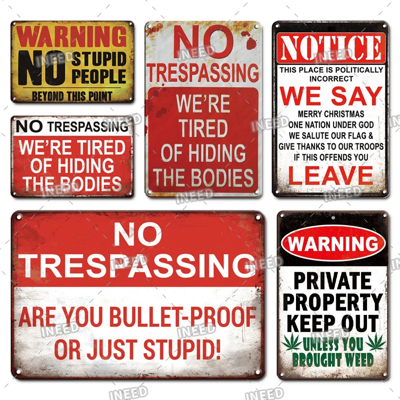 Funny No Trespassing Signs For Girls