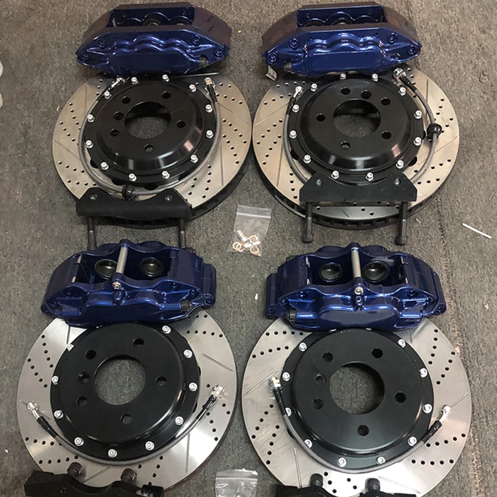 ICOOH RACING Brake System Front Six Piston Brake Calipers Rear Four ...