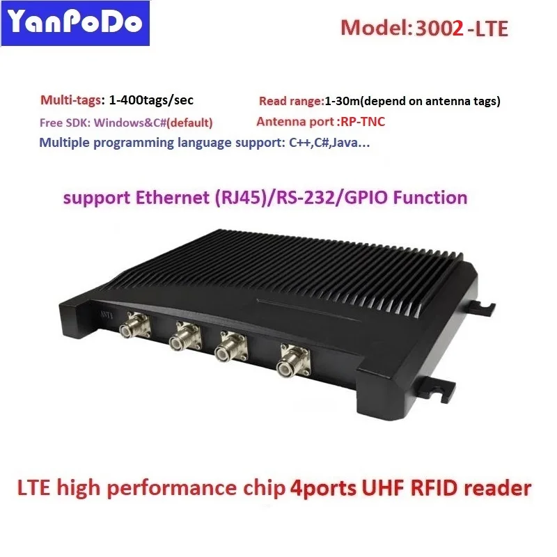Yanpodo-Long-Range-LTE-High-Performance-Chip-4-8-16-Ports-UHF-RFID ...